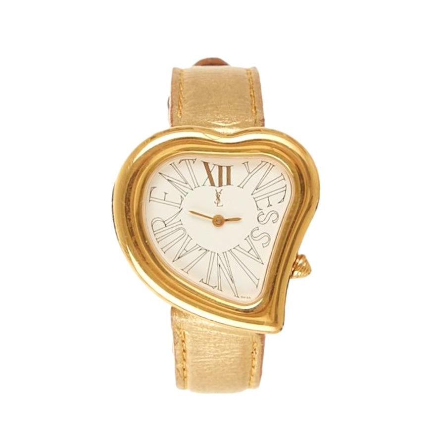 YSL Gold Heart Watch – Treasures of NYC