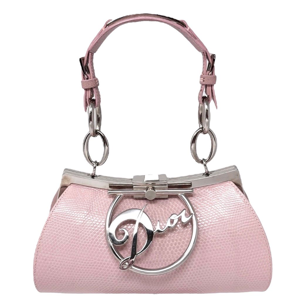 Dior Pink Mini Logo Top Handle Bag – Treasures of NYC