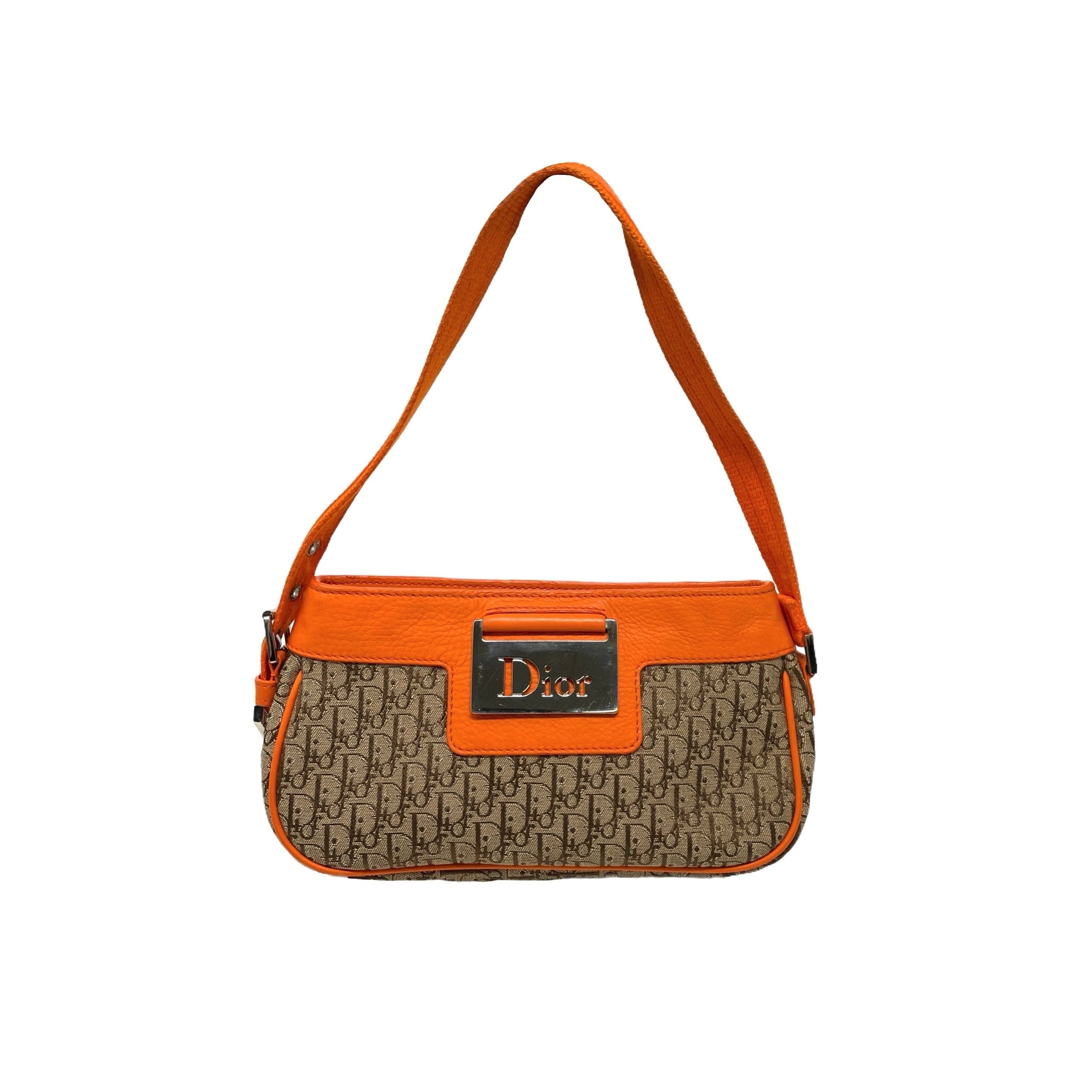 Dior Orange Logo Shoulder Bag – Treasures of NYC