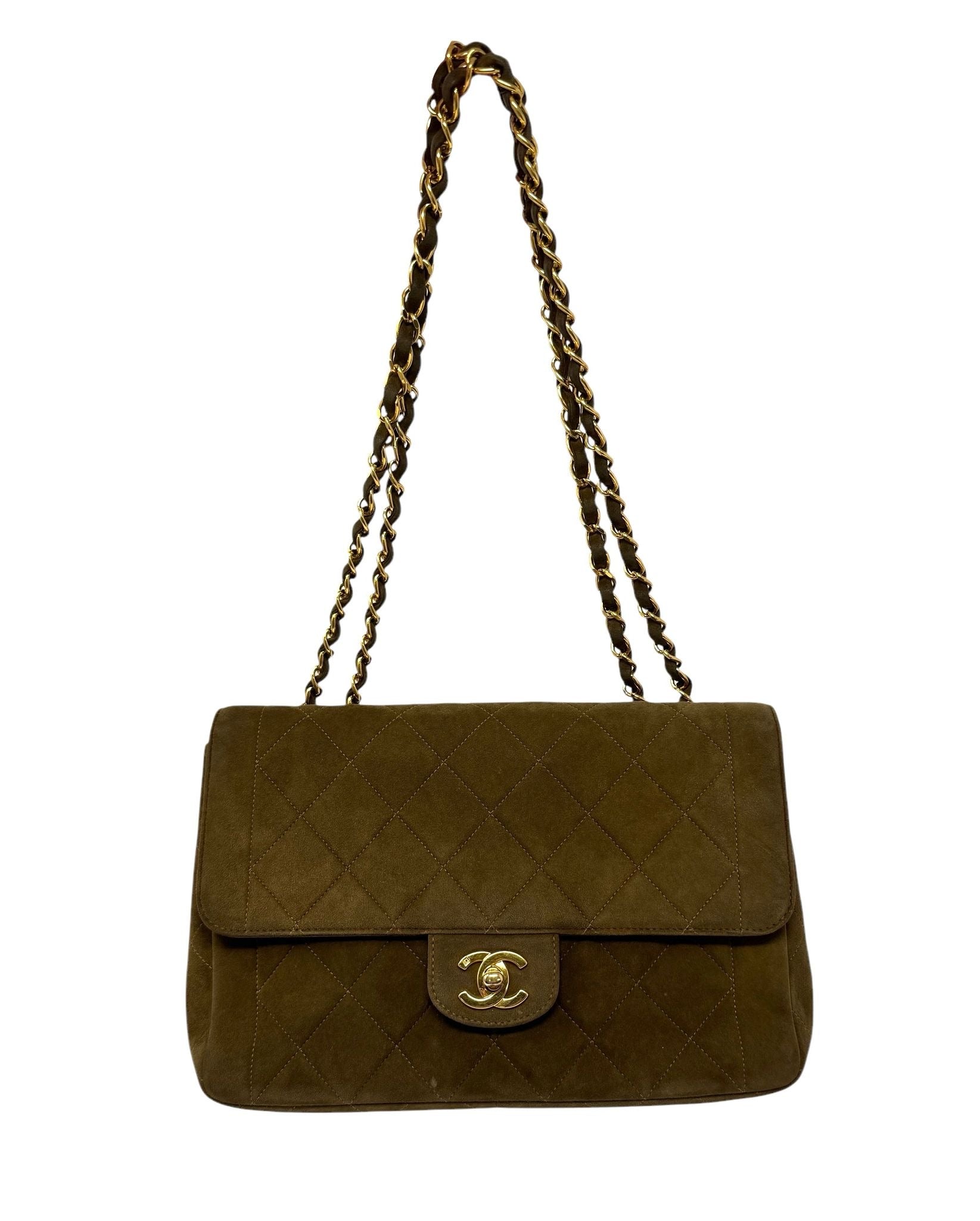 Chanel Brown Suede Flap Bag – Treasures of NYC