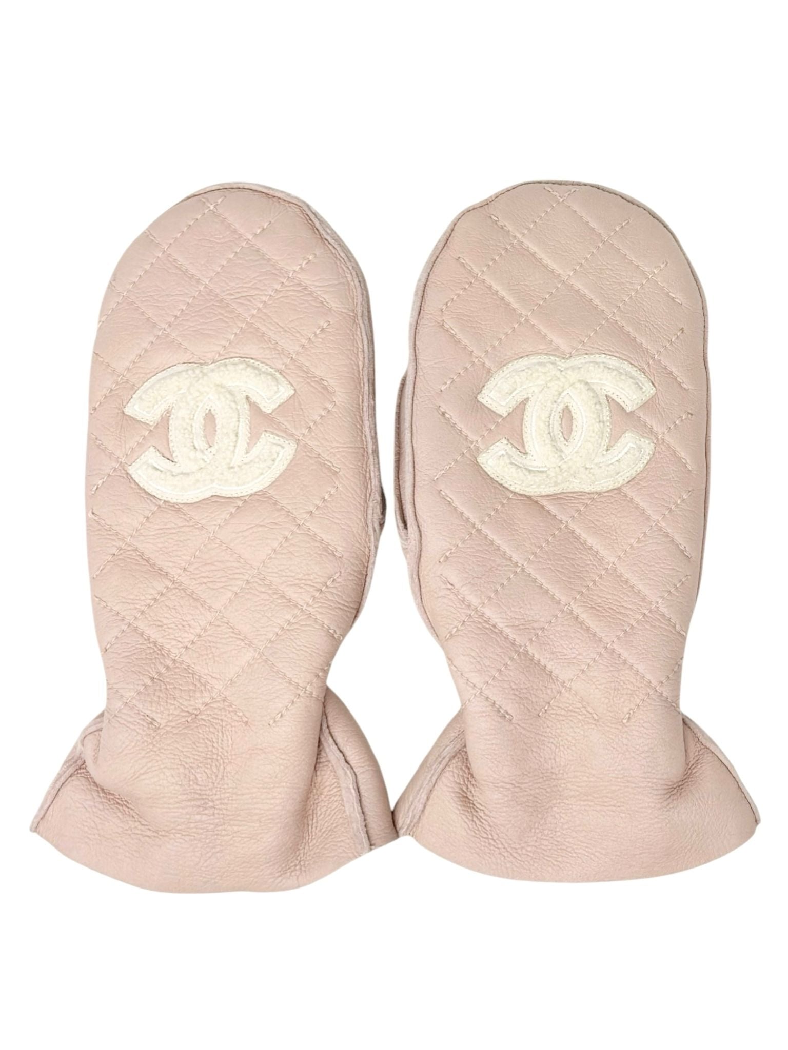 Chanel Baby Pink Logo Gloves – Treasures of NYC