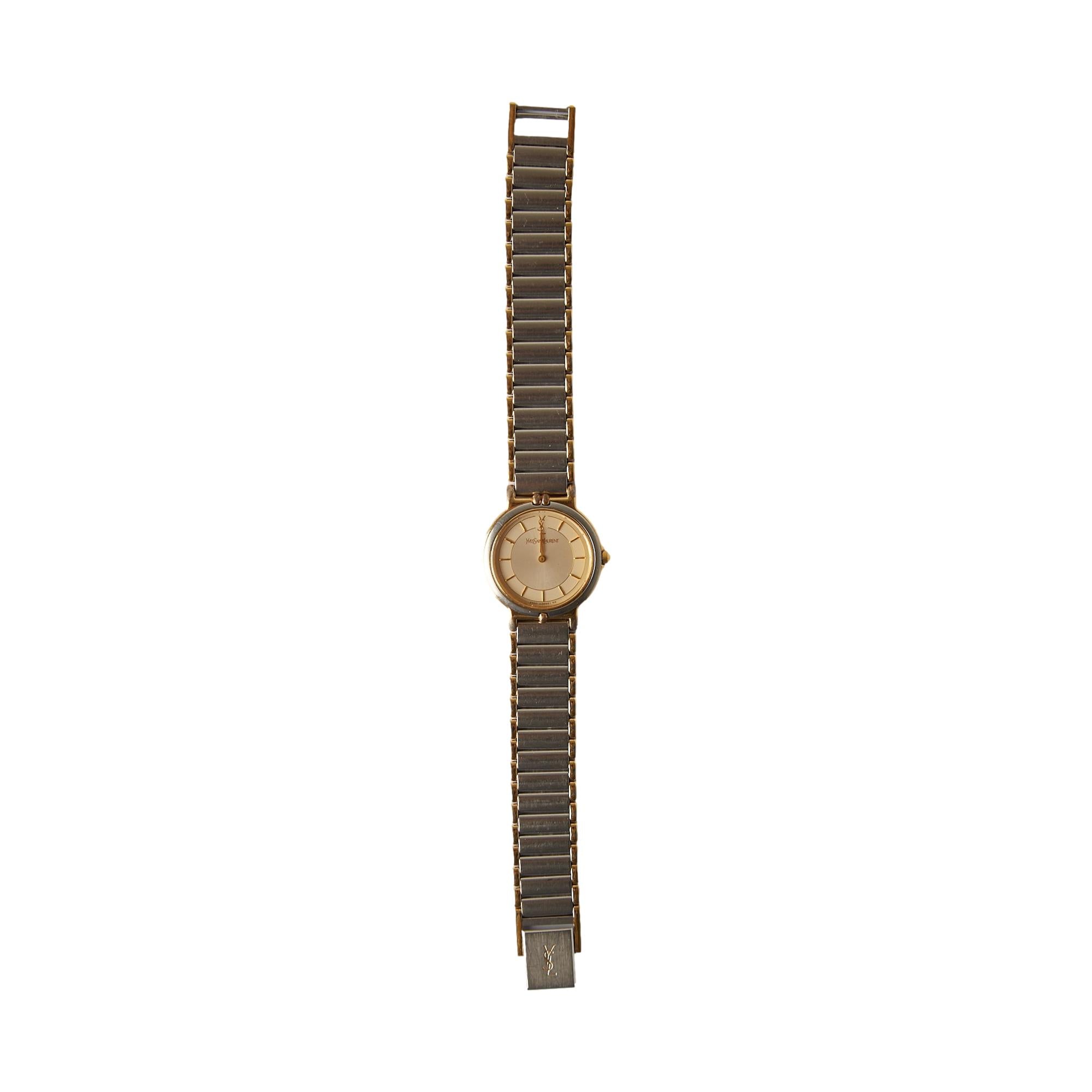 YSL Silver + Gold Ivory Mini Watch 8 – Treasures of NYC
