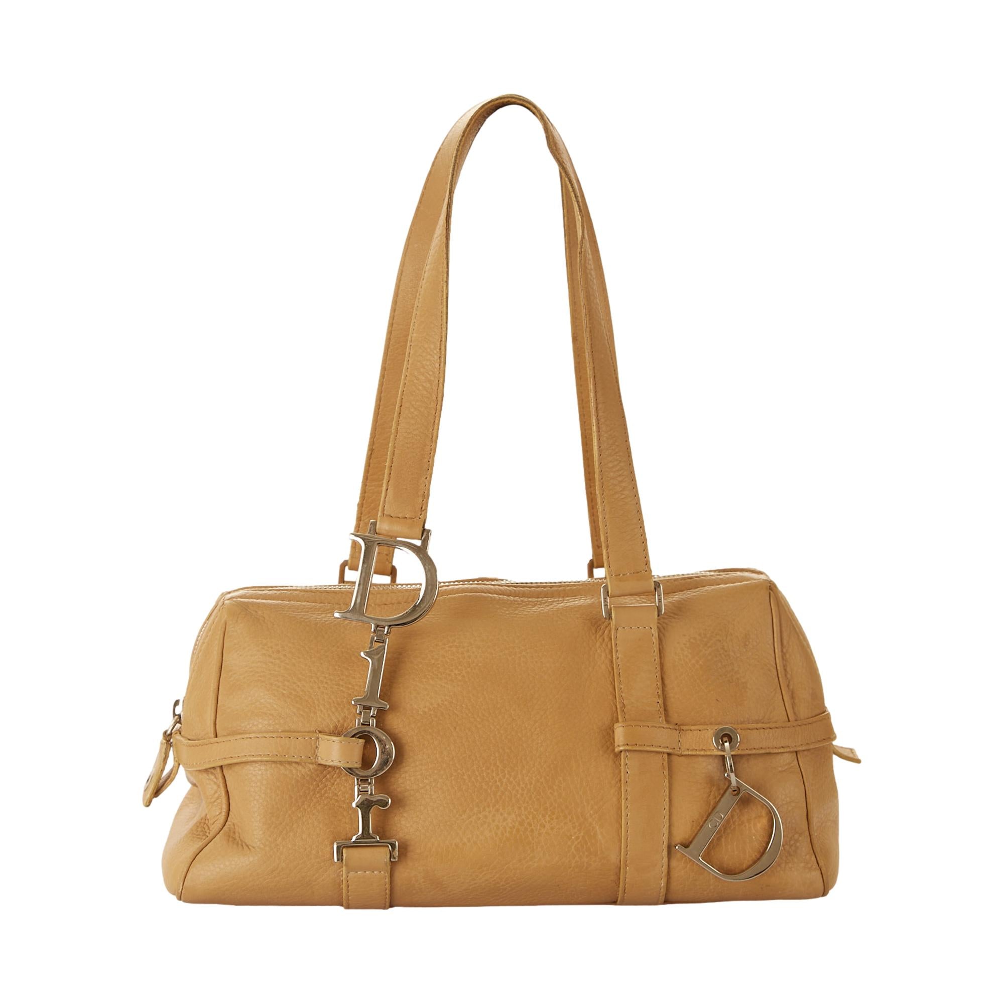 Dior Tan Leather Shoulder Bag – Treasures of NYC