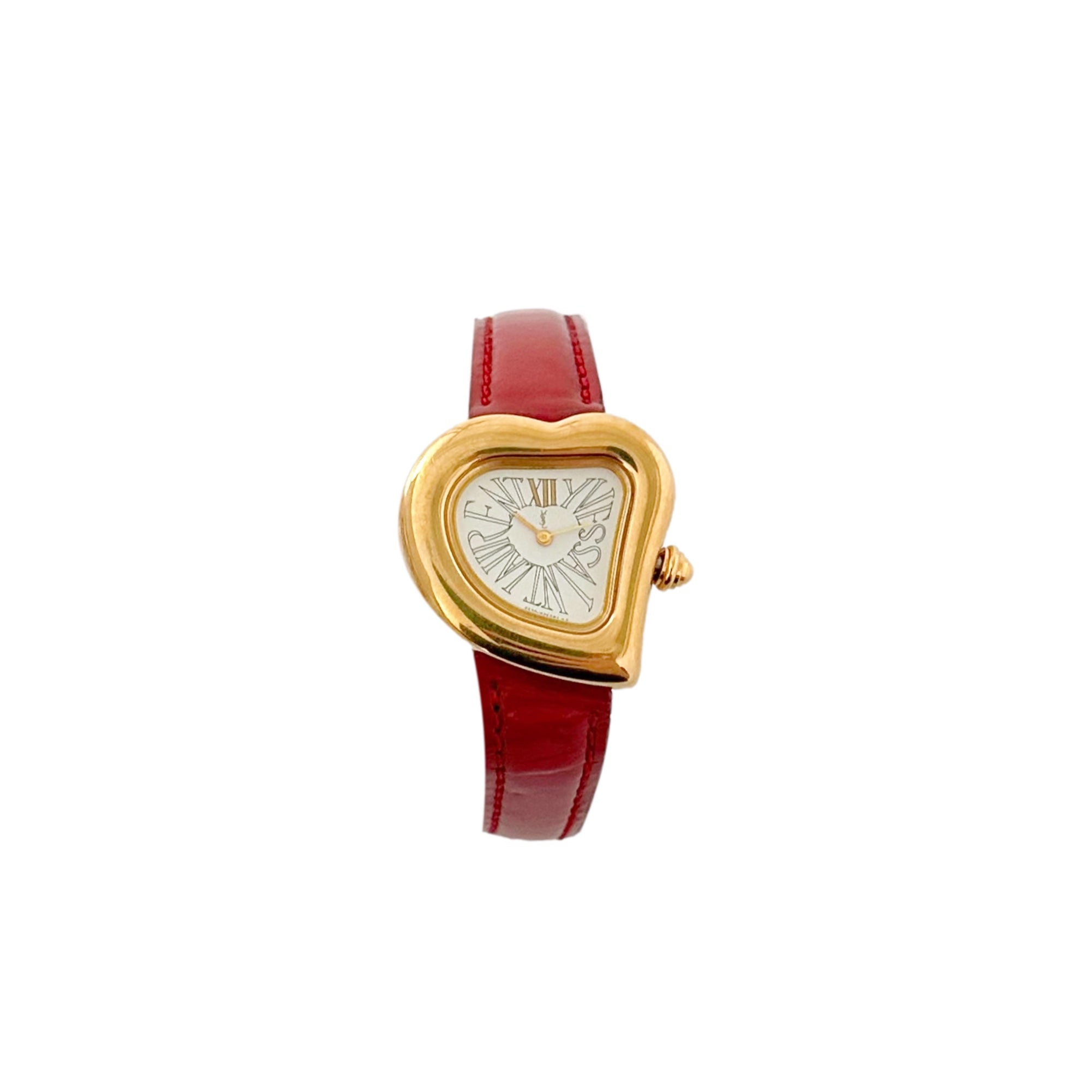 YSL Red Heart Mini Watch – Treasures of NYC