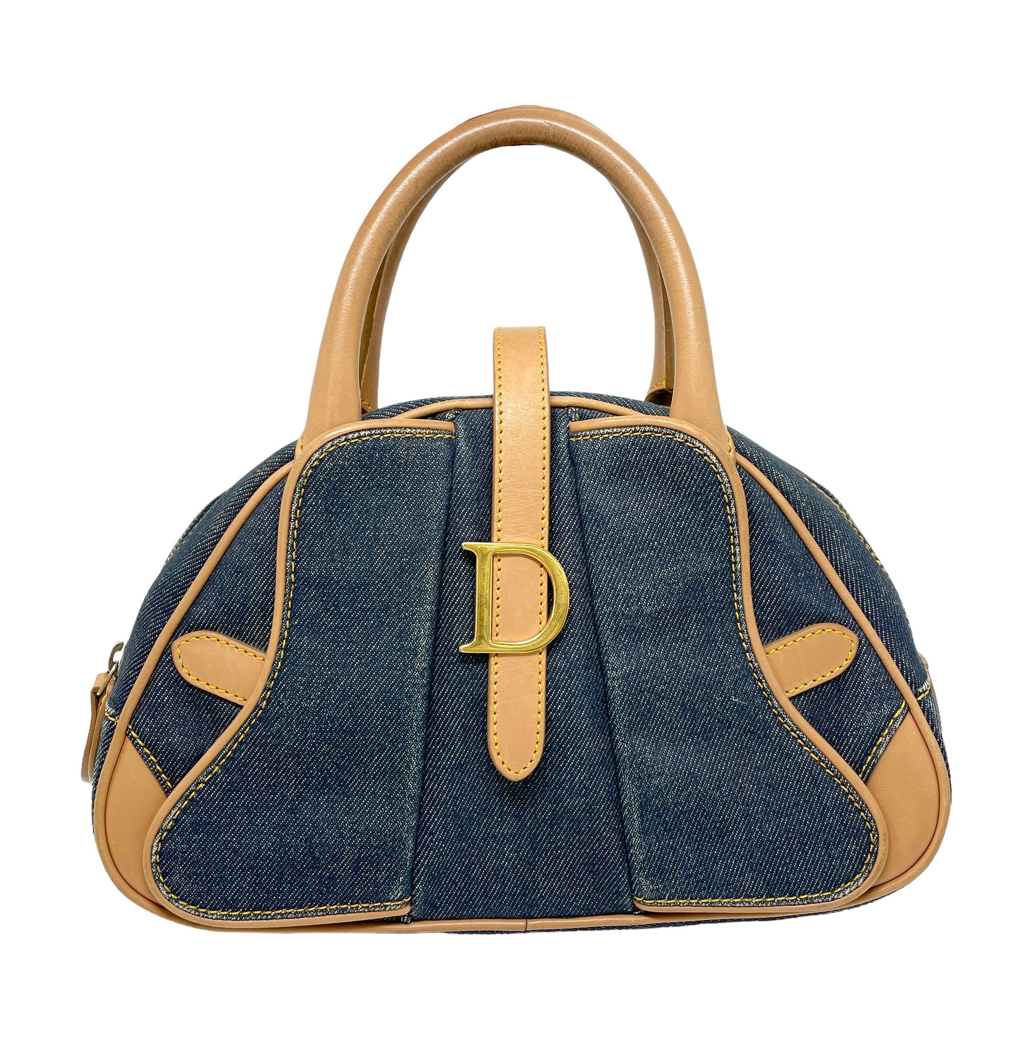 Dior Denim Mini Bowler Bag – Treasures of NYC