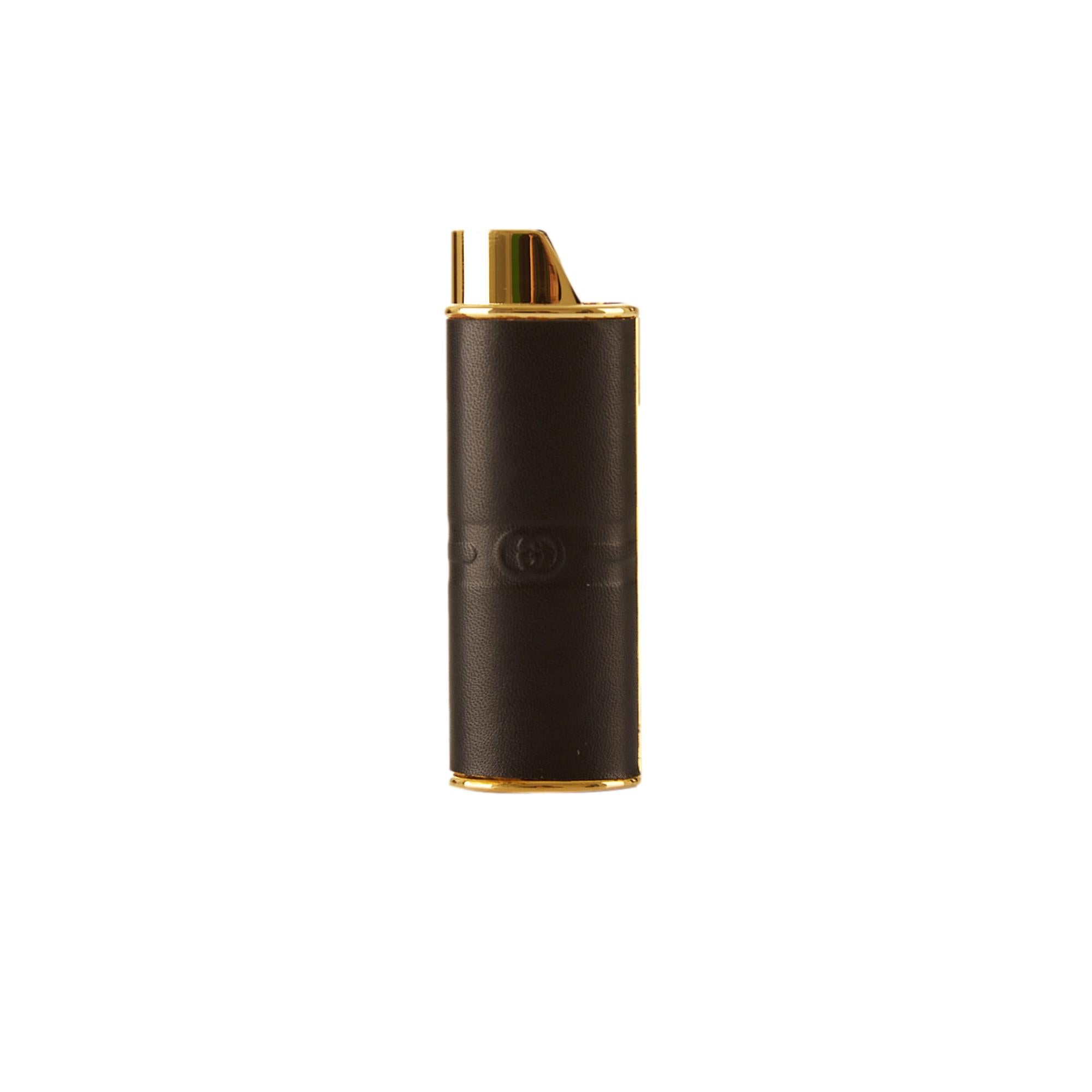 Gucci Black Leather Logo Lighter Case – Treasures of NYC