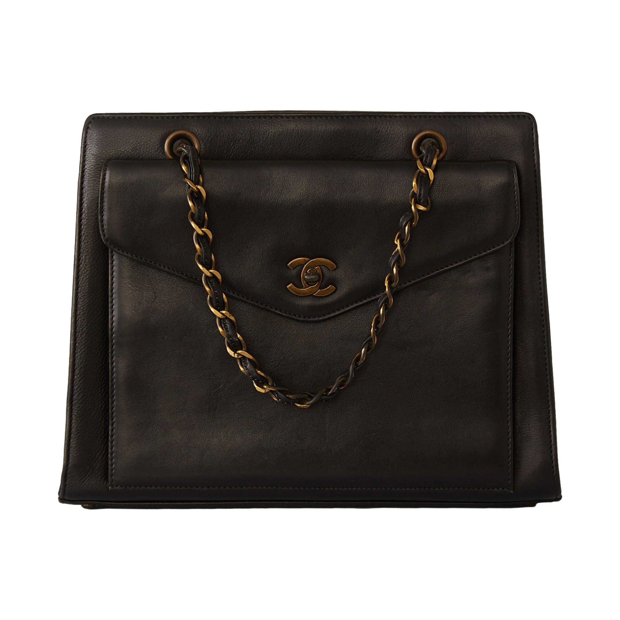 Chanel Black Chain Top Handle Bag – Treasures of NYC