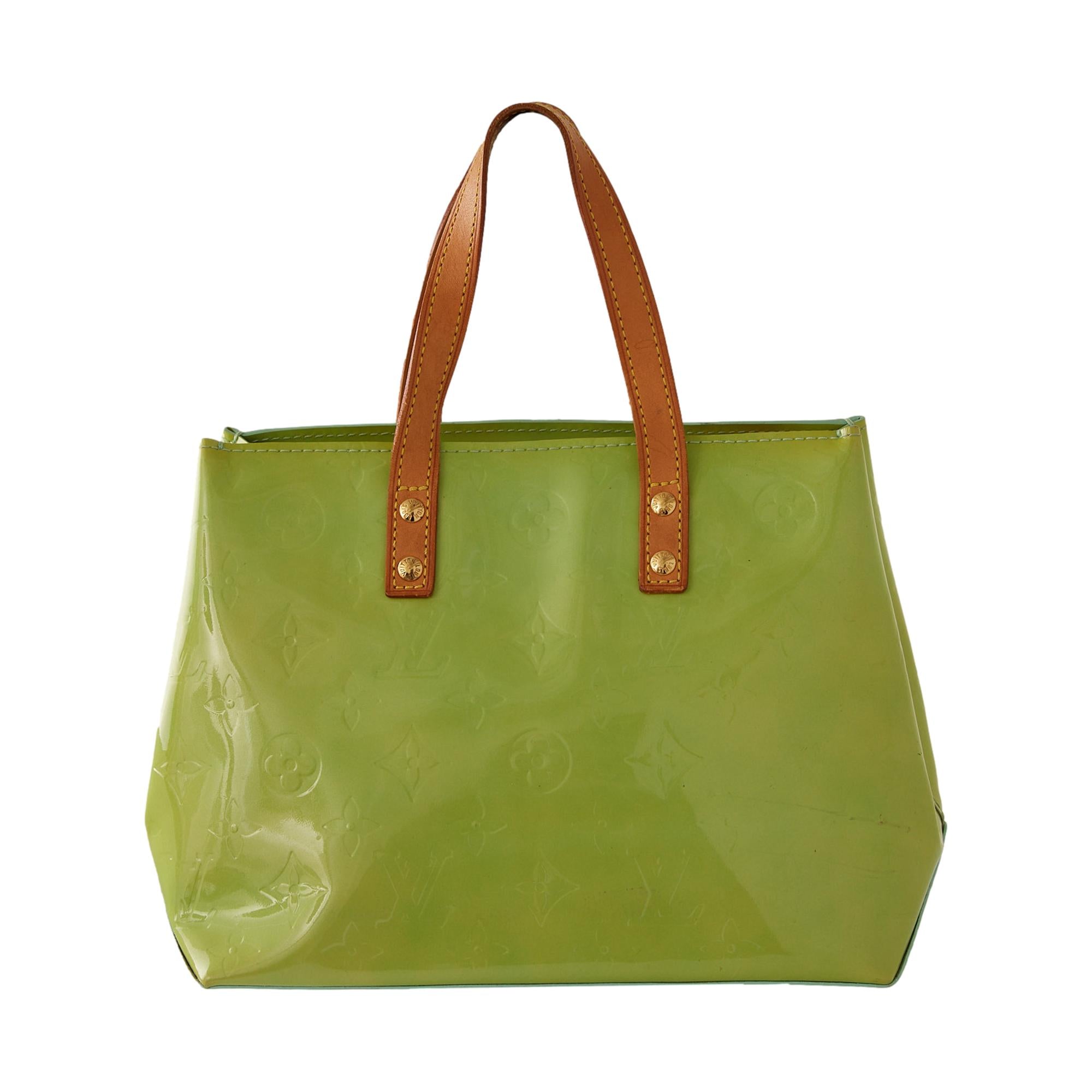 Louis Vuitton Green Monogram Vernis Top Handle Bag – Treasures of NYC