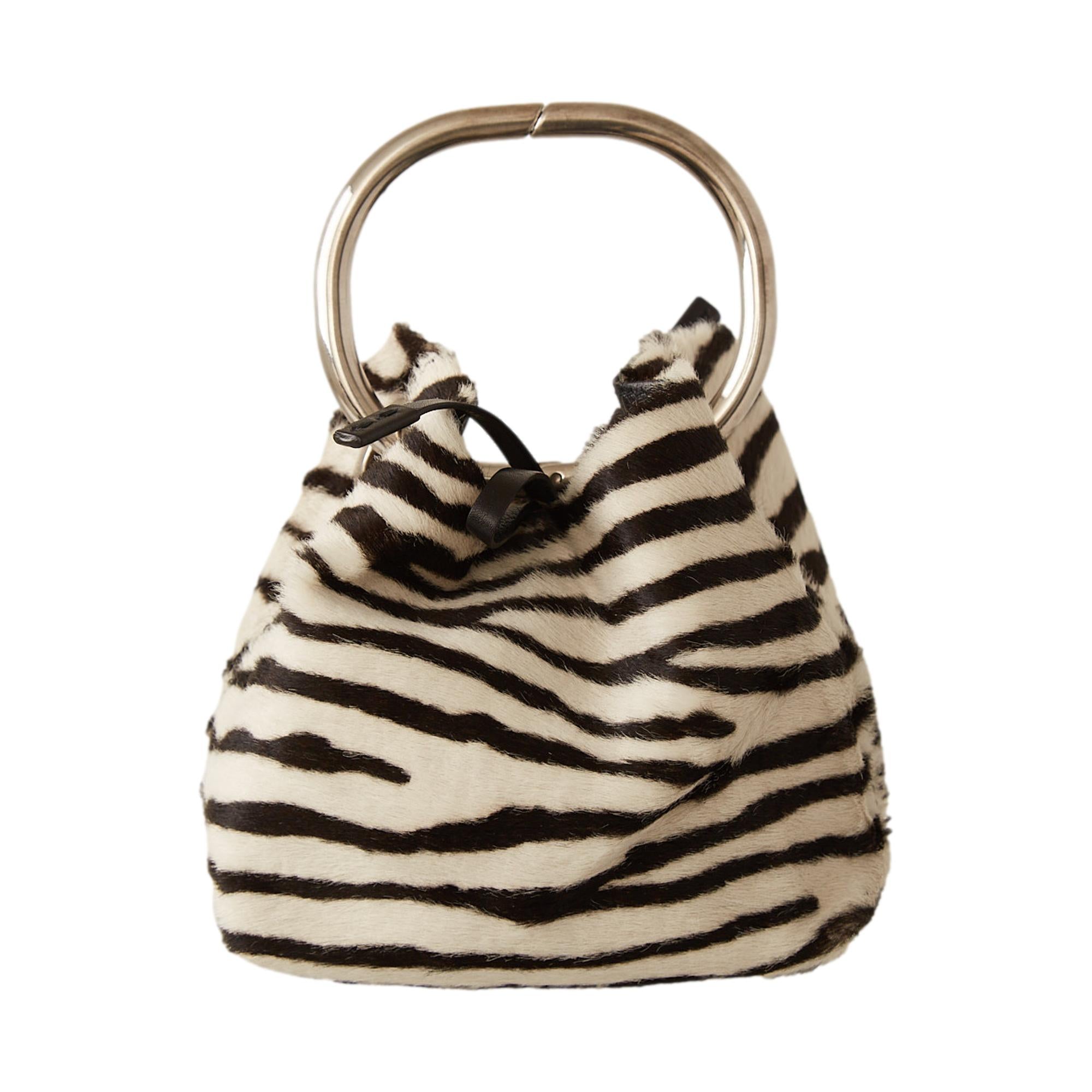 Prada Zebra Print Mini Top Handle Bag – Treasures of NYC