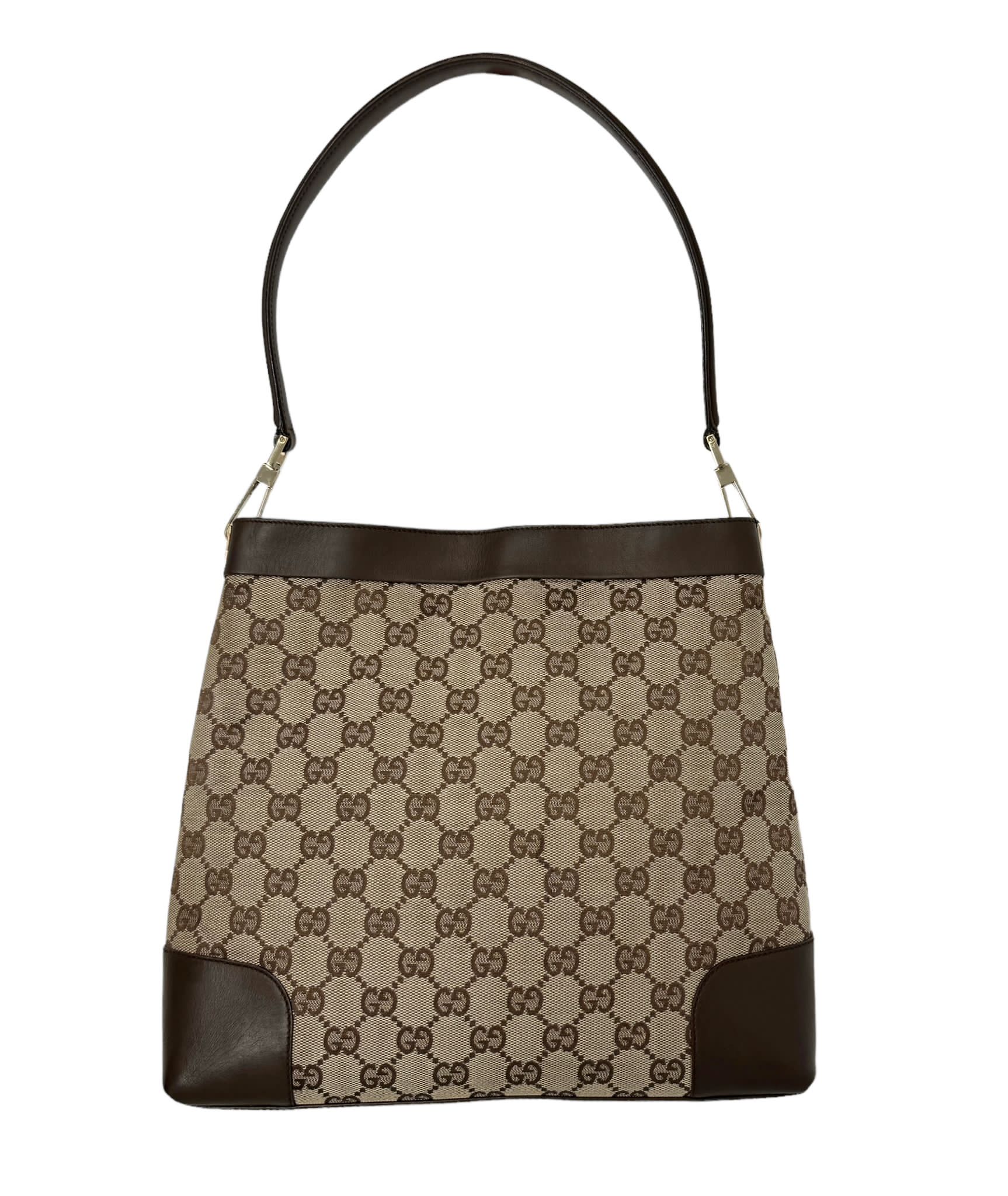 Gucci Brown Logo Shoulder Bag – Treasures of NYC