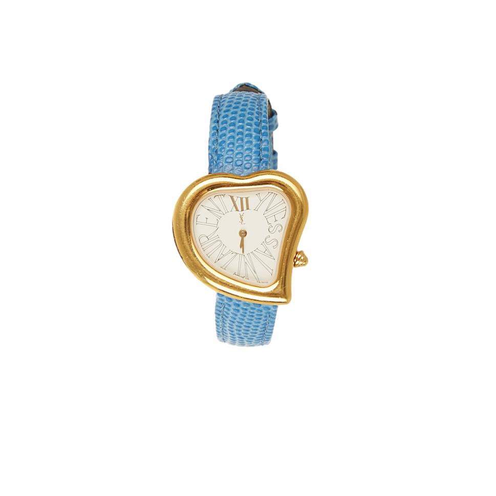 YSL Blue Heart Watch – Treasures of NYC