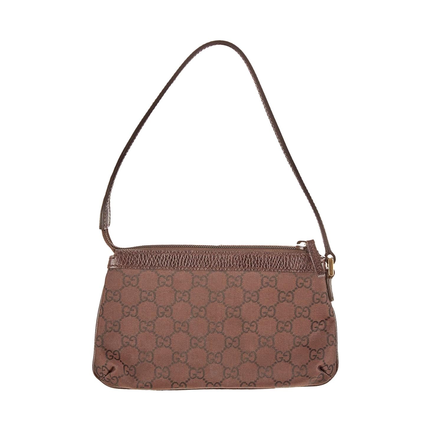Gucci Brown Logo Mini Shoulder Bag – Treasures of NYC