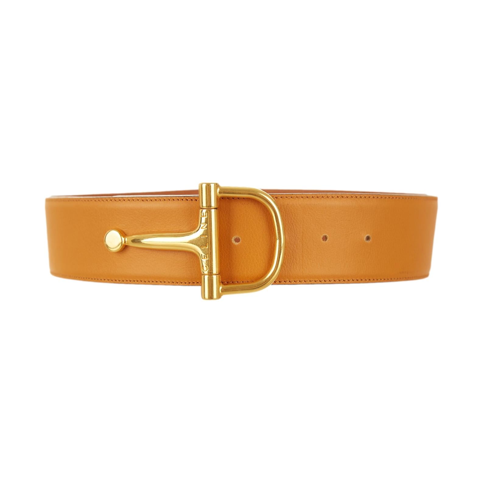 Celine Tan Jumbo Logo Belt – Treasures of NYC