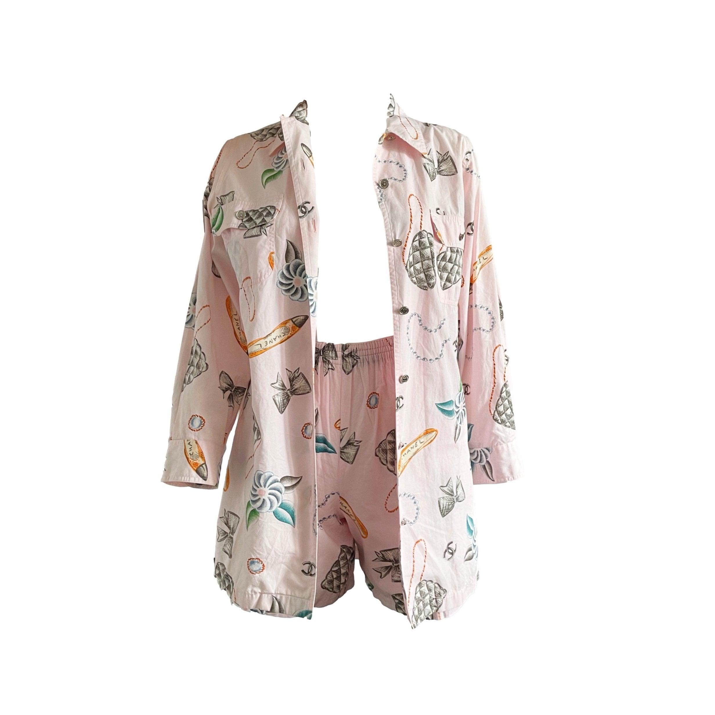 Treasures of NYC - Chanel Pink Logo Short Set