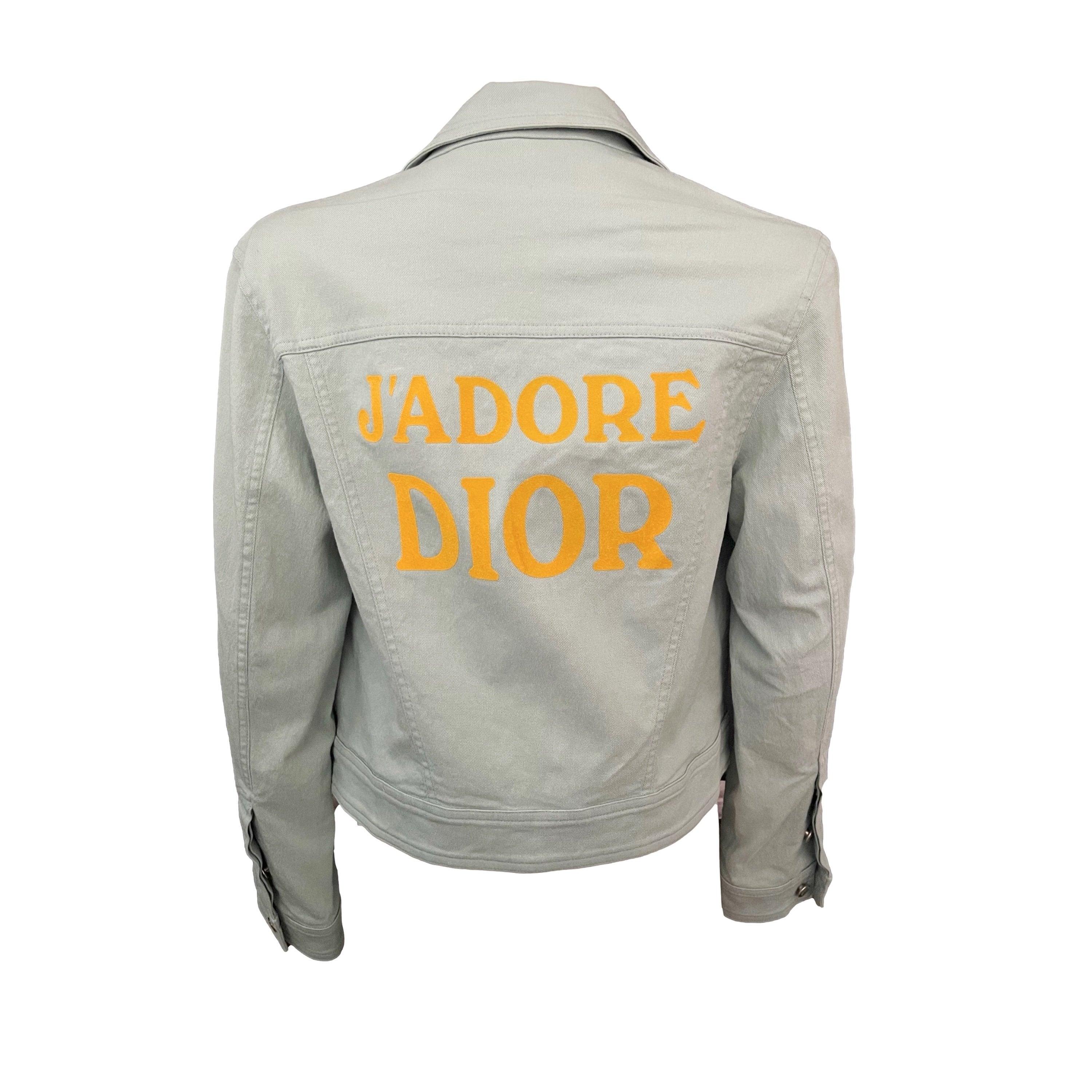 Treasures of NYC - Dior J’adore Baby Blue Logo Jacket