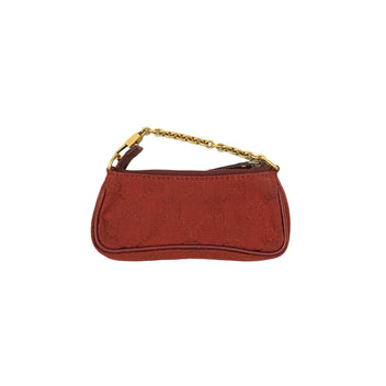 Treasures of NYC - Gucci Red Monogram Micro Bag