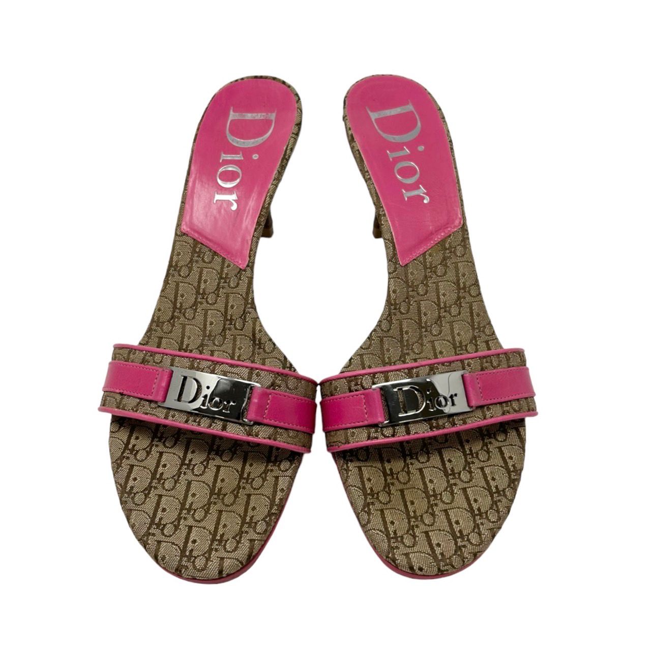 Dior Pink Logo Heels – Treasures of NYC