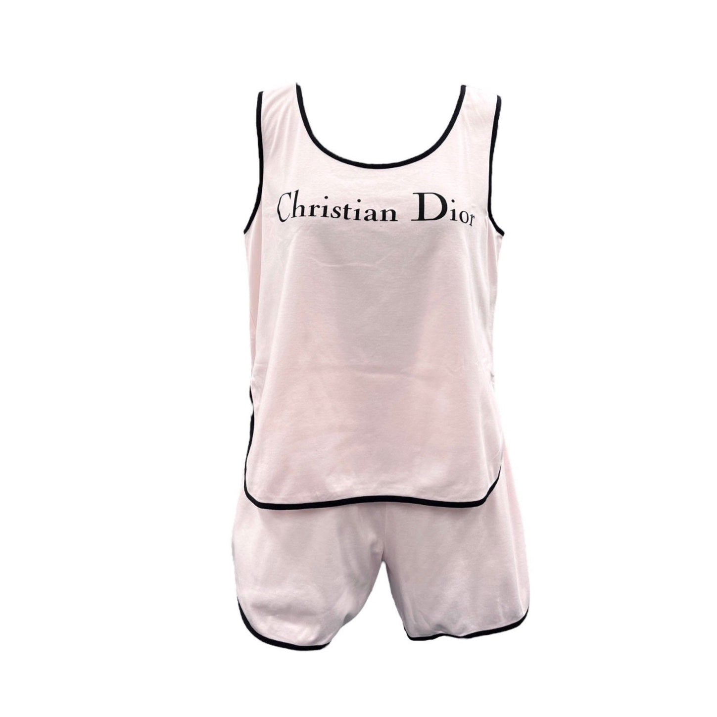 Dior Peach Logo Short Set – Treasures of NYC