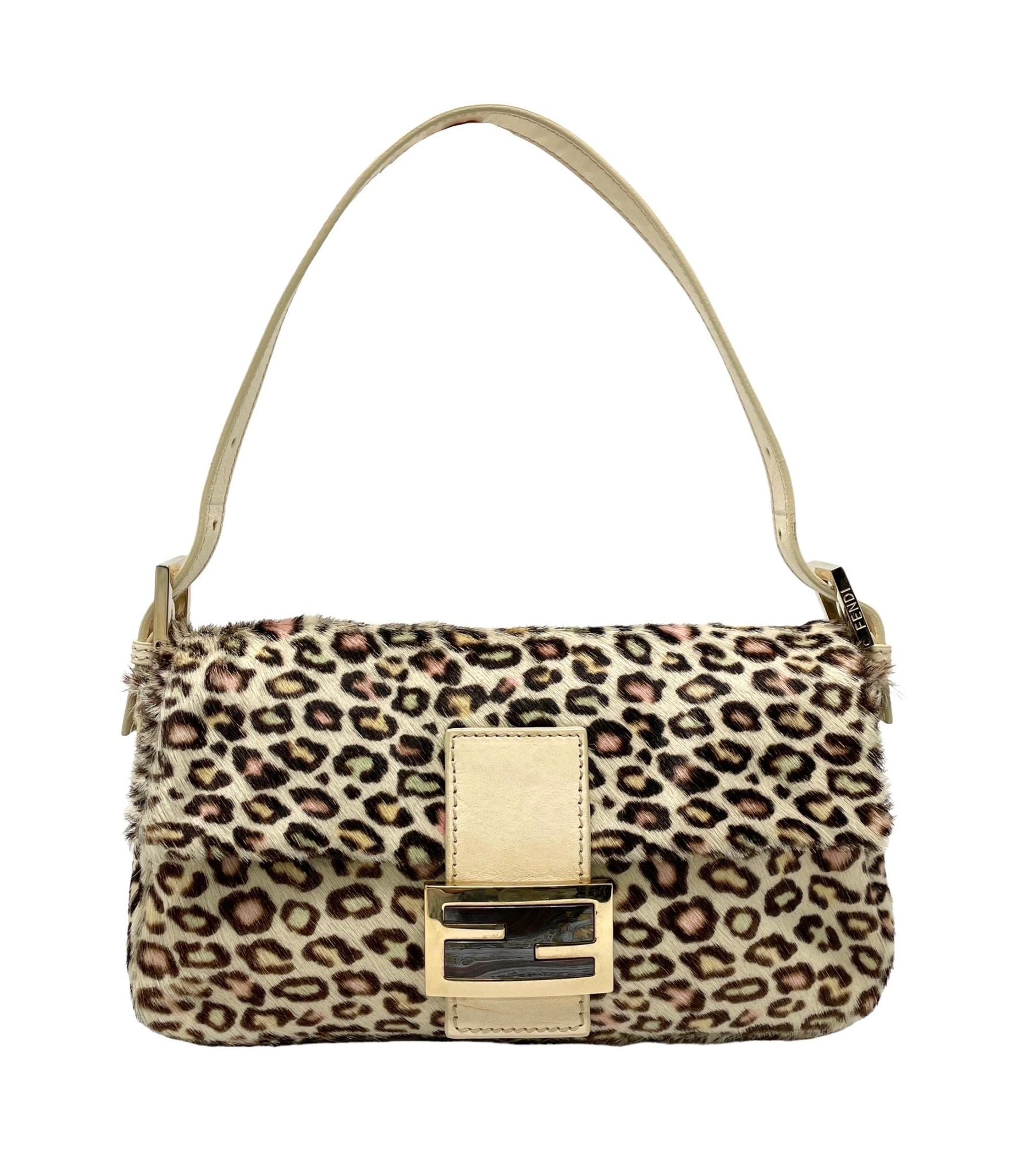 Fendi Multicolor Cheetah Baguette Bag – Treasures of NYC
