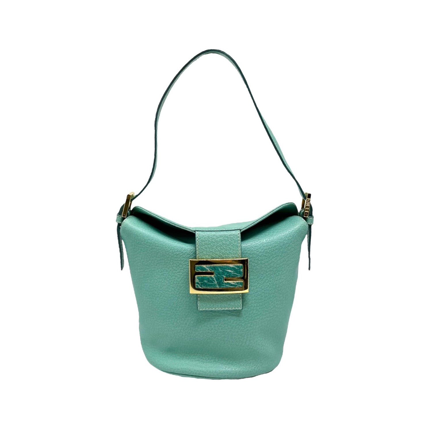 Fendi Turquoise Mini Top Handle Bag – Treasures of NYC