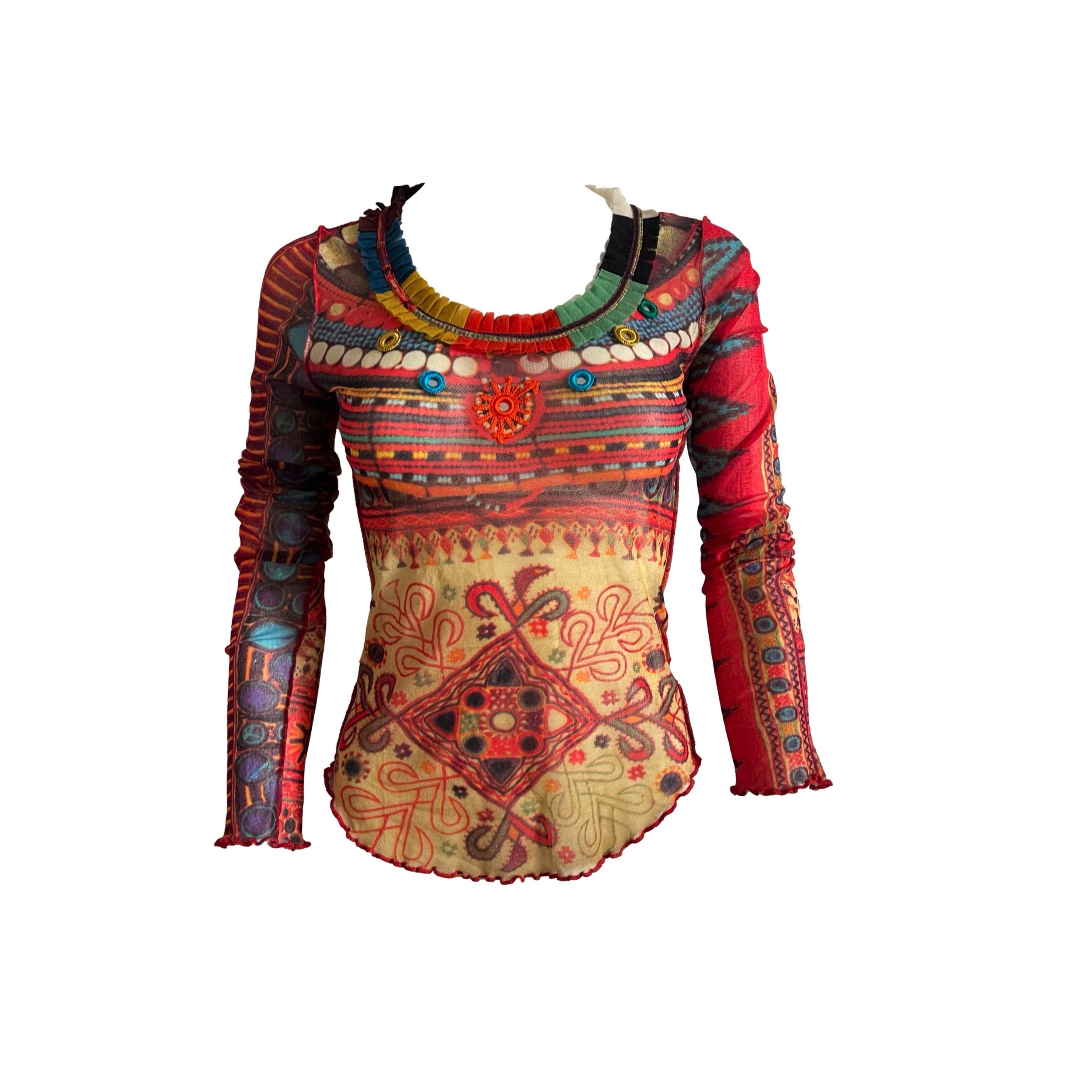 Treasures of NYC - Jean Paul Gaultier Multicolor Textured